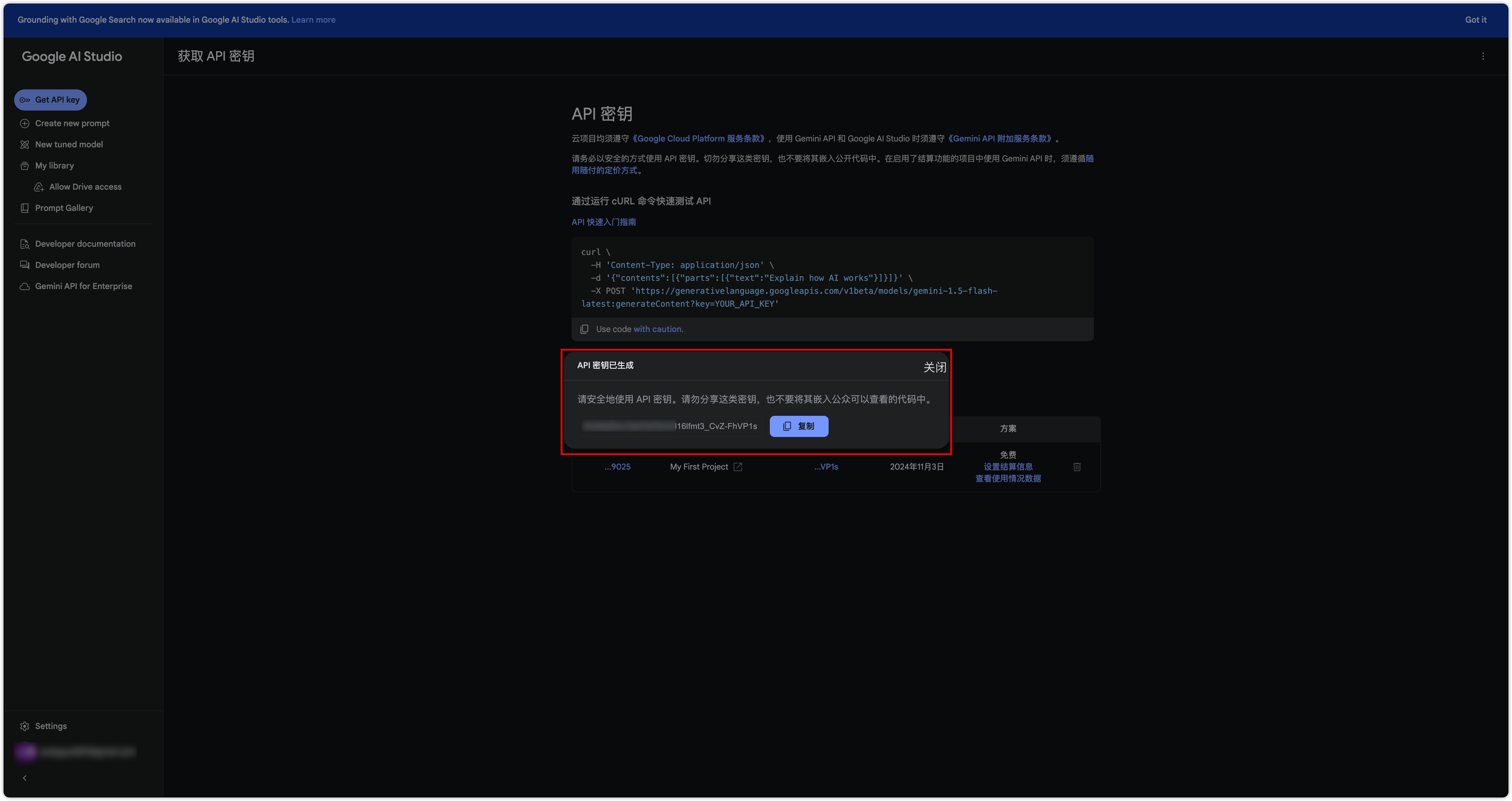 Gemini model - MaxKB Documentation