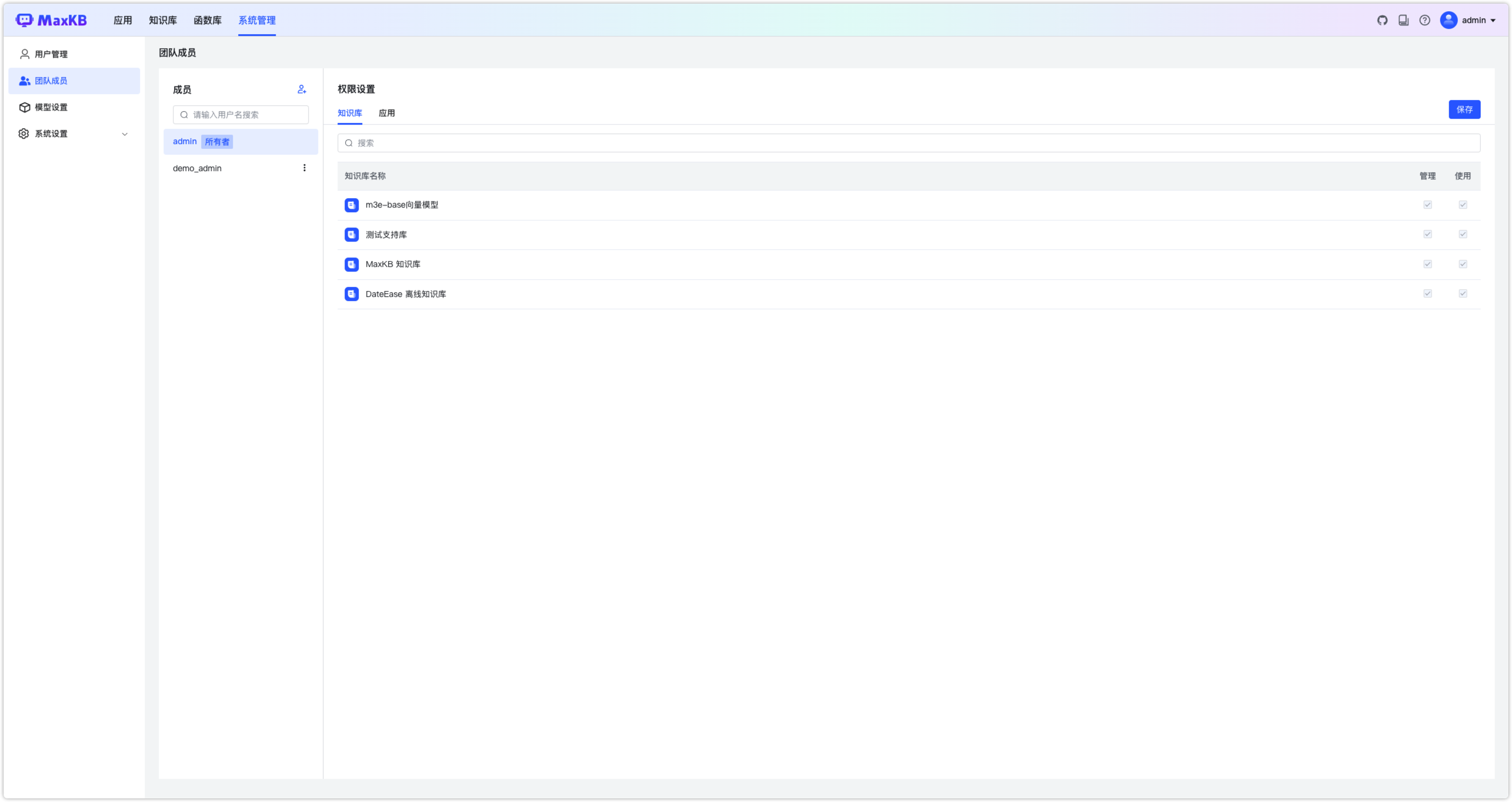 Team Management - MaxKB Documentation